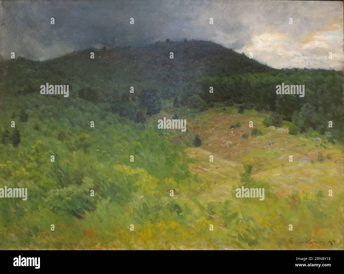 Spring Storm Approaching 1897 by John Joseph Enneking Stock Photo - Alamy