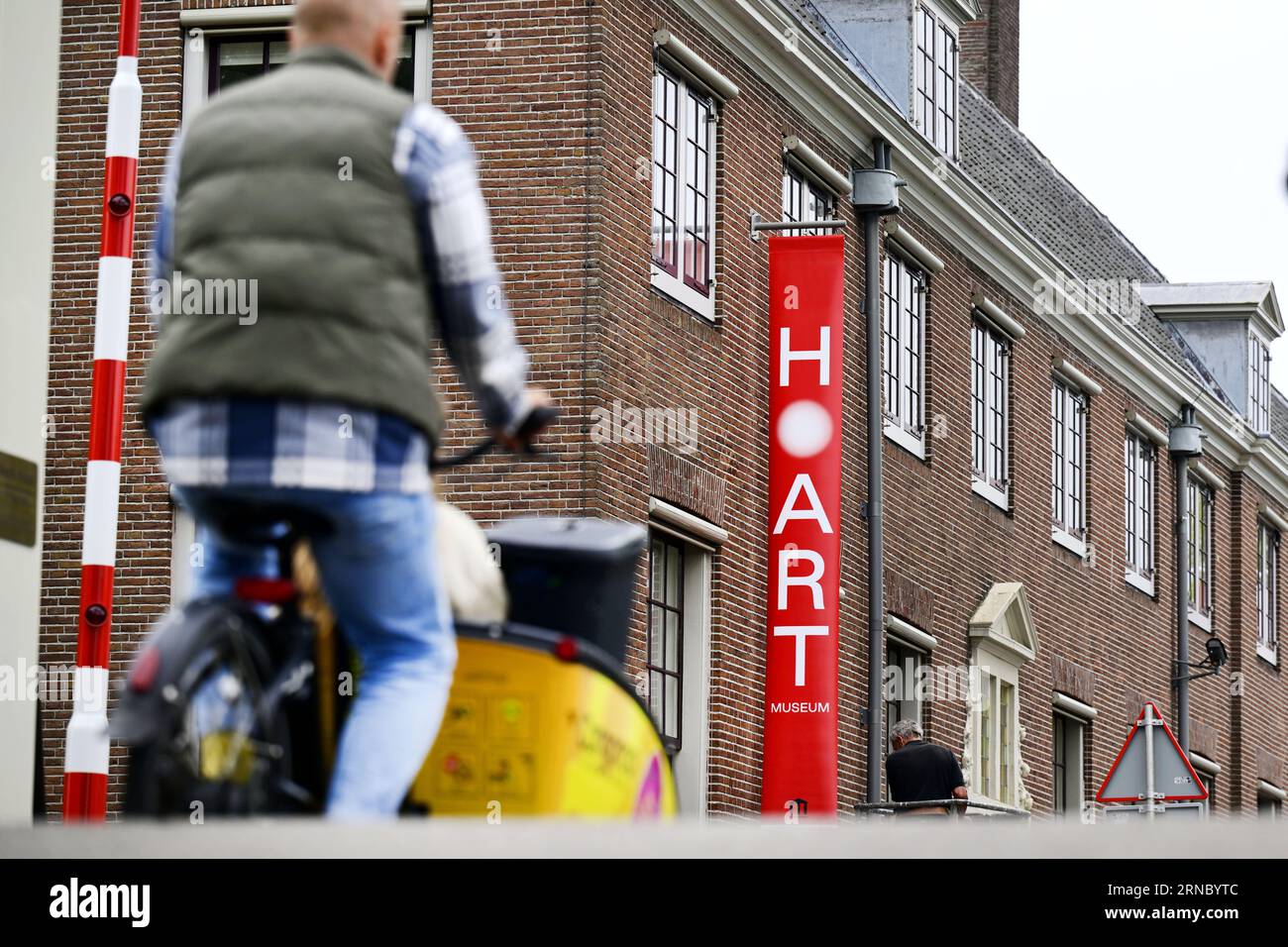 AMSTERDAM - Banners with the new name H'ART Museum will be hung on the ...