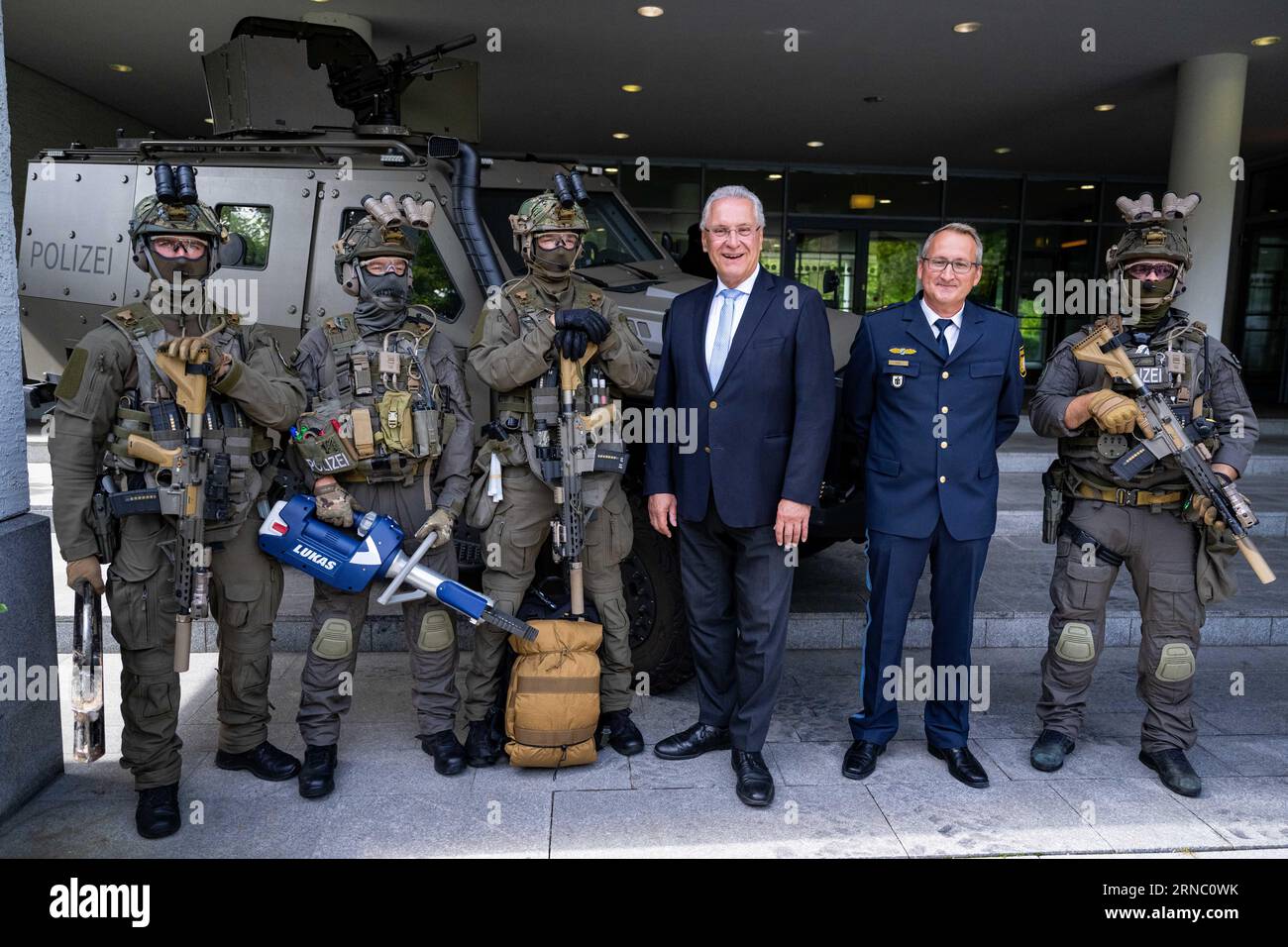 Munich, Germany. 01st Sep, 2023. Bavaria's Interior Minister Joachim ...