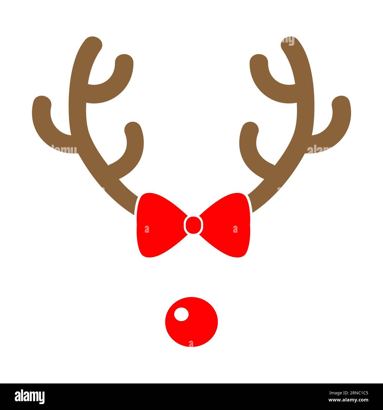 Christmas Reindeer Antlers Clipart