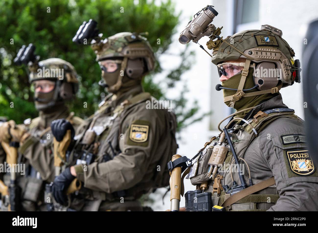 Munich, Germany. 01st Sep, 2023. Task forces of the Special Operations ...