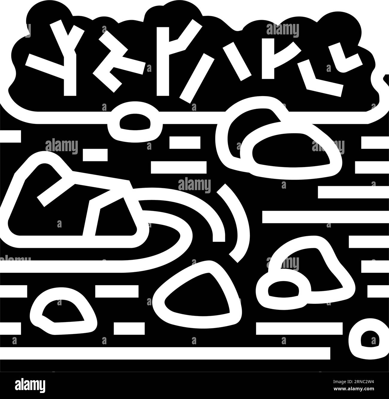 Monk zen garden Stock Vector Images - Alamy