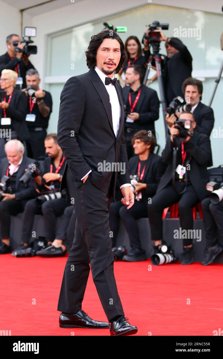 Italy, Lido di Venezia, August 31, 2023: Adam Driver, attends the red ...