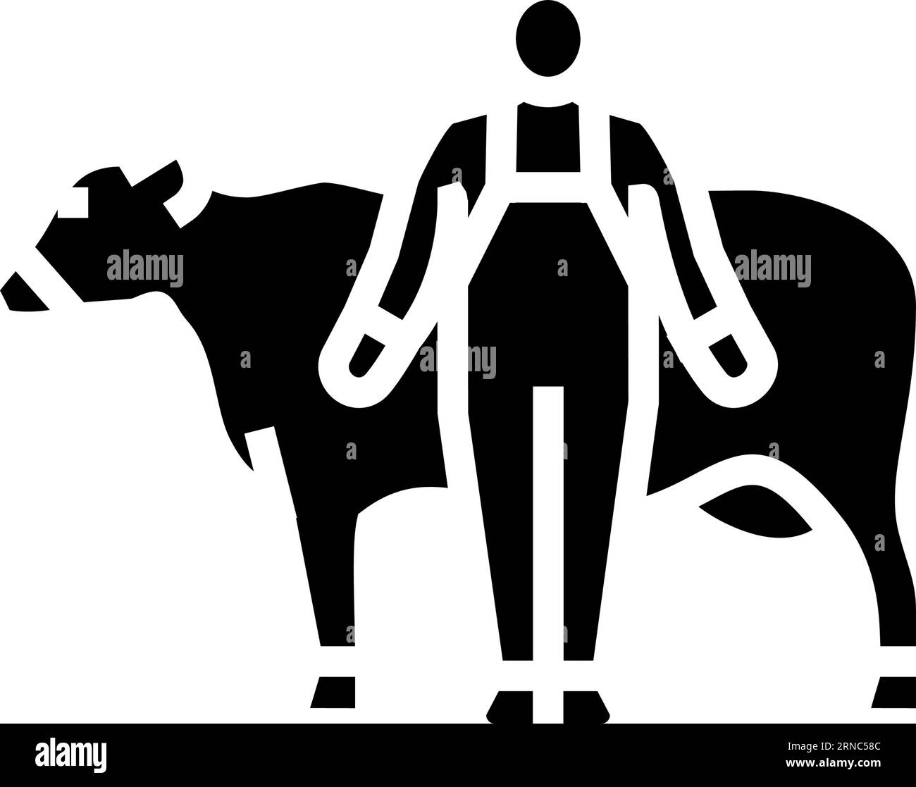 Black farmer cutout Stock Vector Images - Alamy