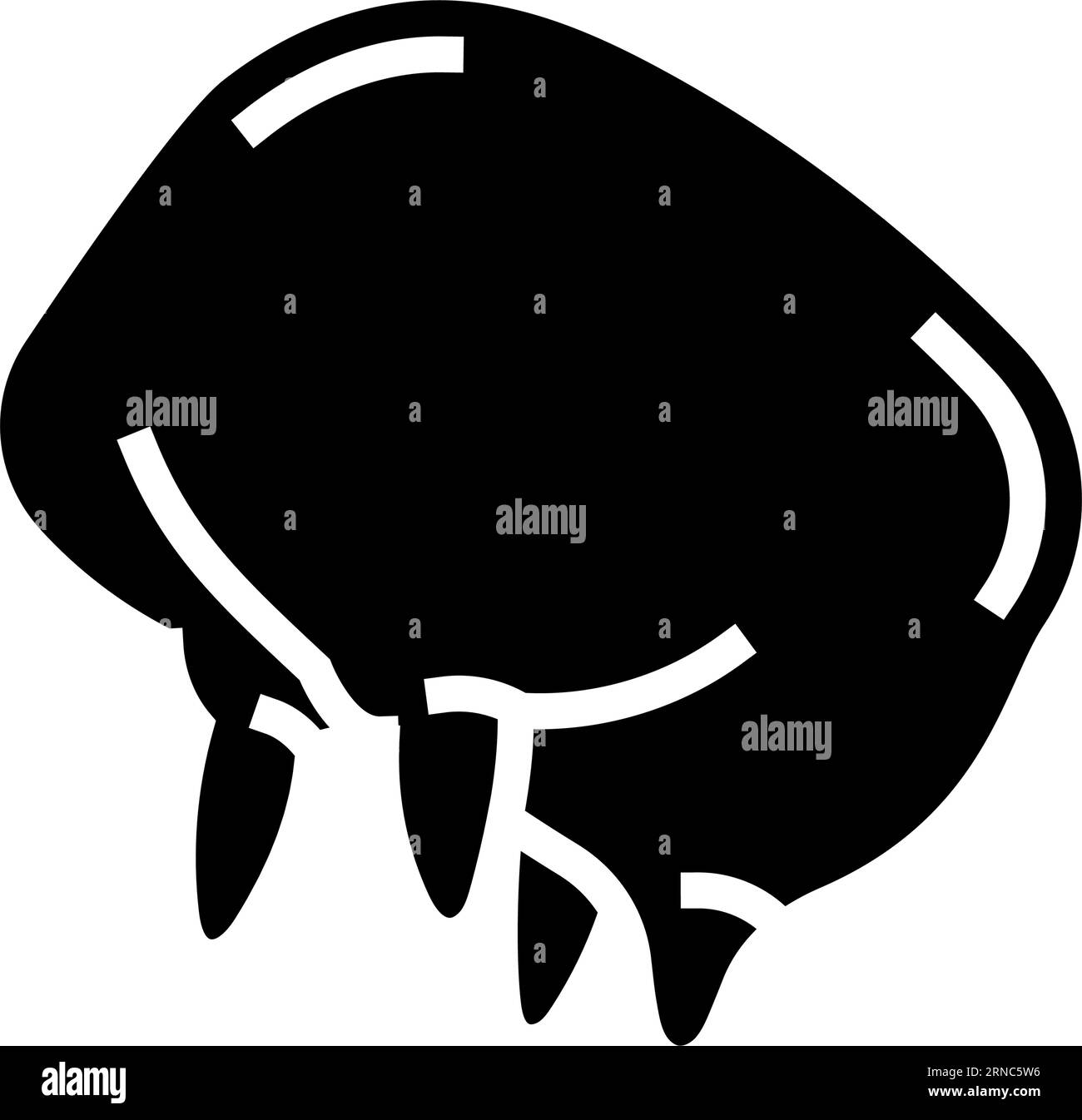 cow udder glyph icon vector illustration Stock Vector Image & Art - Alamy