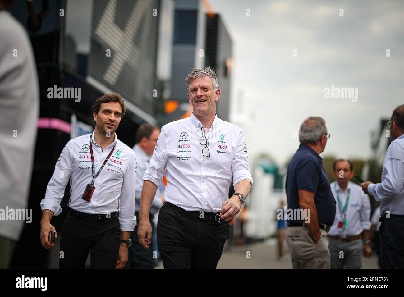 James Alison chief technical officer at Mercedes AMG F1 during the ...
