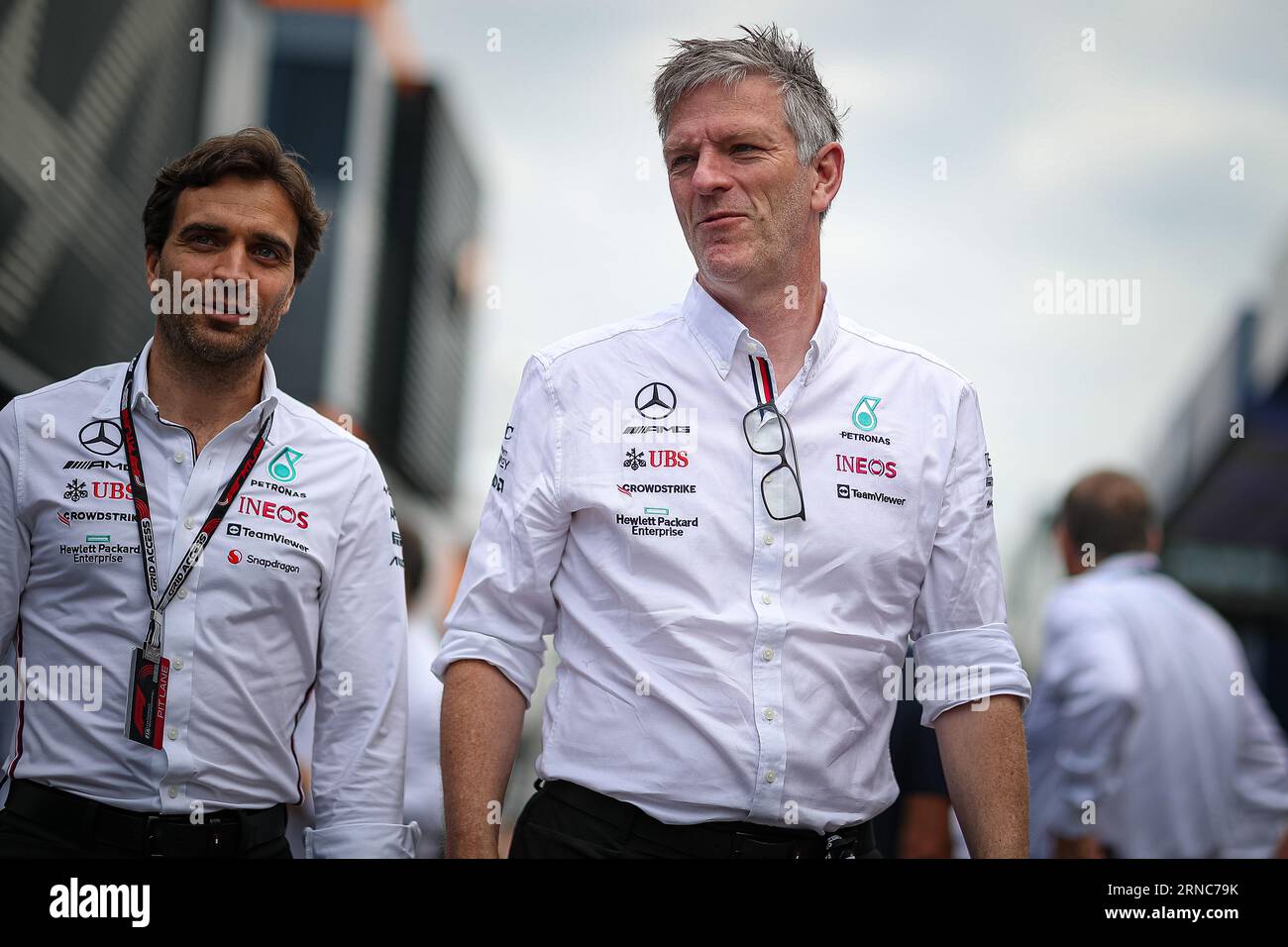 James Alison chief technical officer at Mercedes AMG F1 during the ...