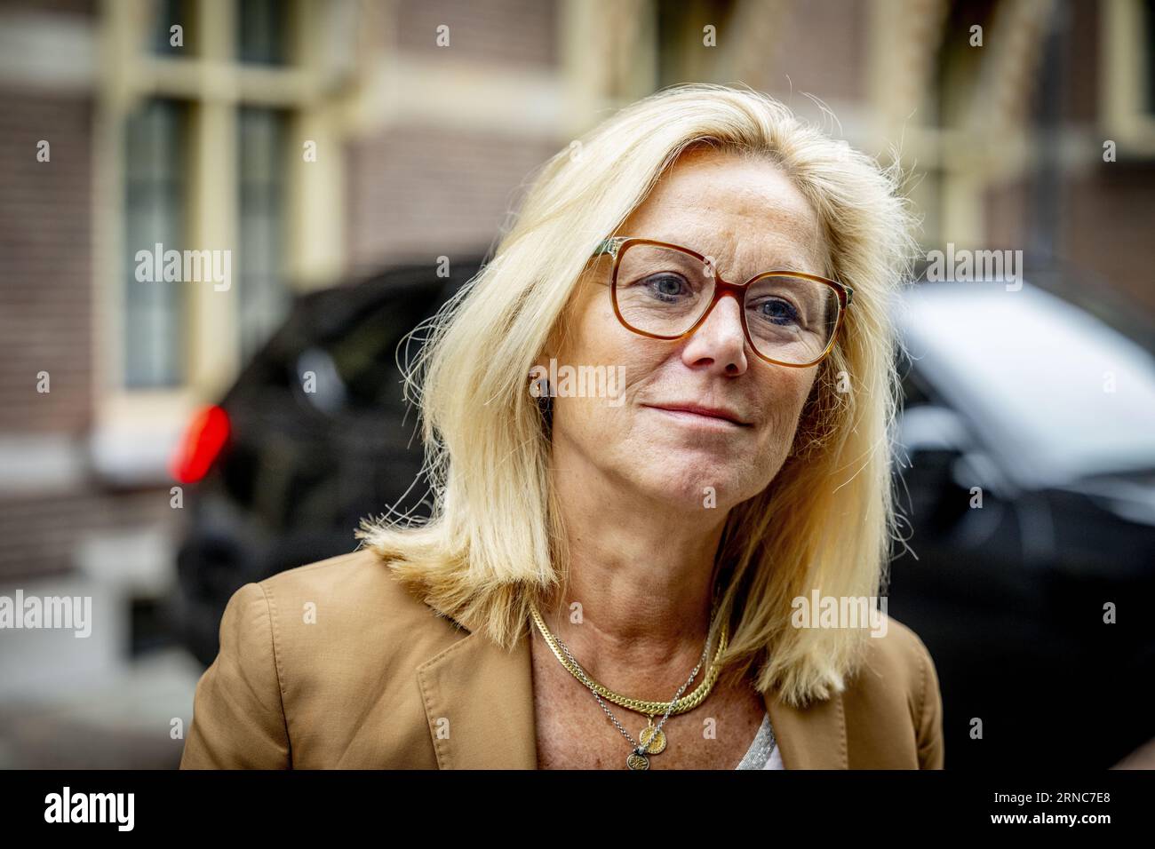 THE HAGUE - Minister Sigrid Kaag (Finance) at the Binnenhof prior to ...