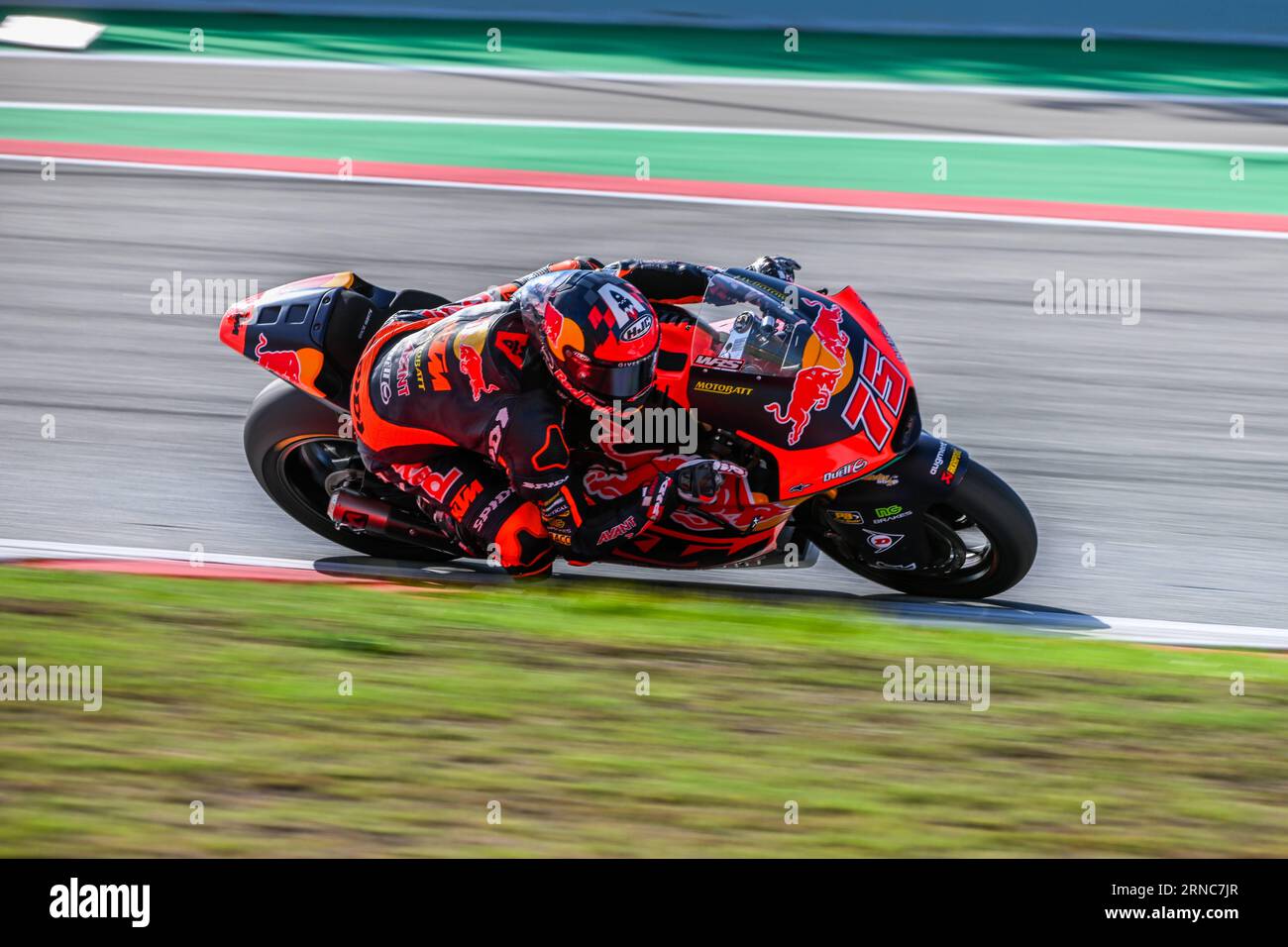 Albert Arenas (75) of Spain and Red Bull KTM Ajo during the MOTO 2 Free ...