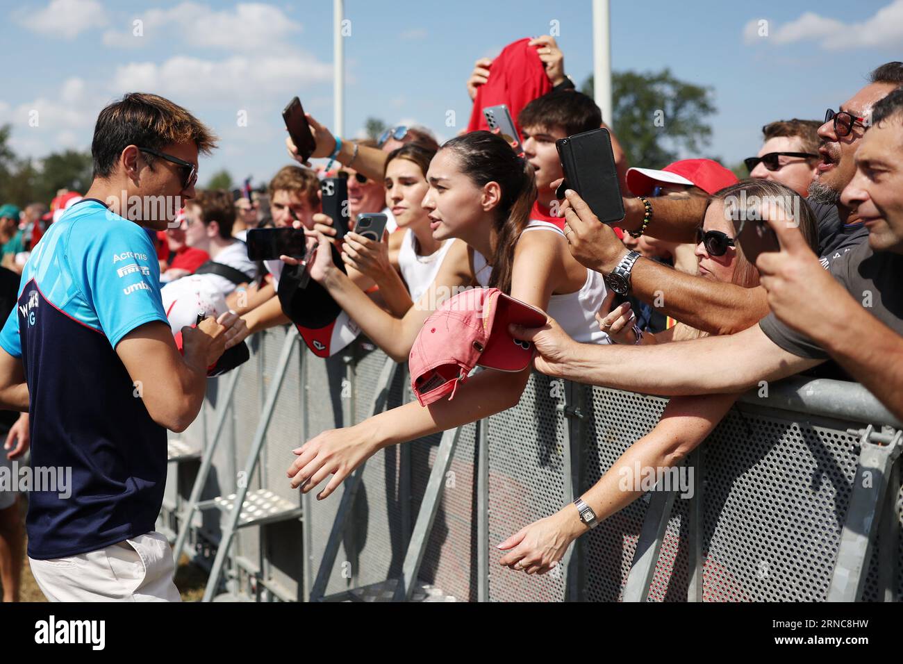 Williams at fanzone hi-res stock photography and images - Alamy