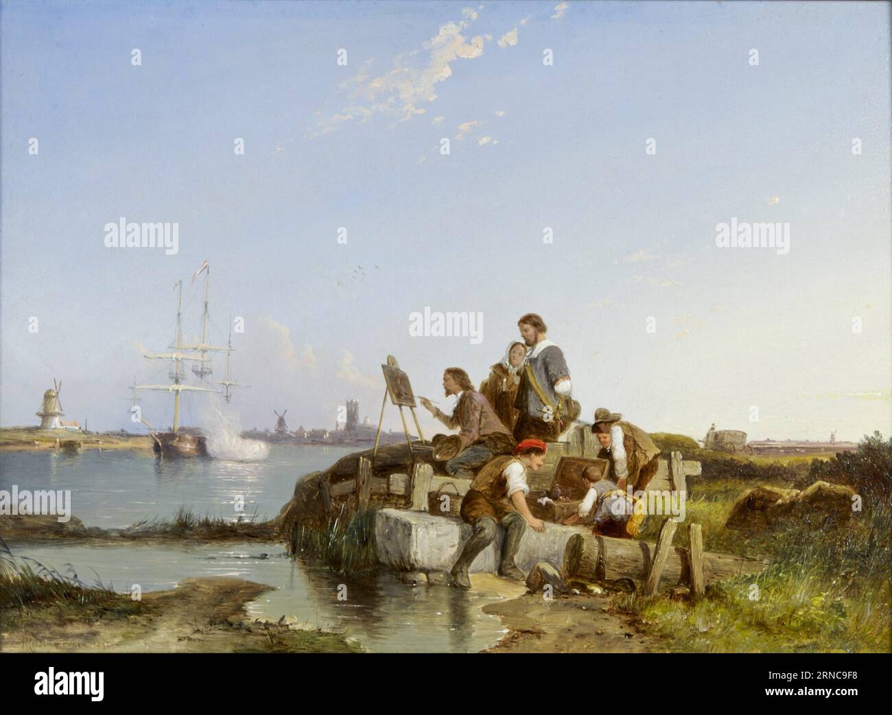 Joseph vernet aan het werk bij dordrecht hi-res stock photography and ...