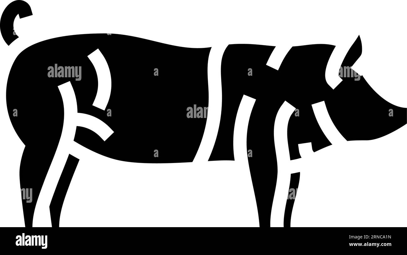 Black pig breed Stock Vector Images - Alamy