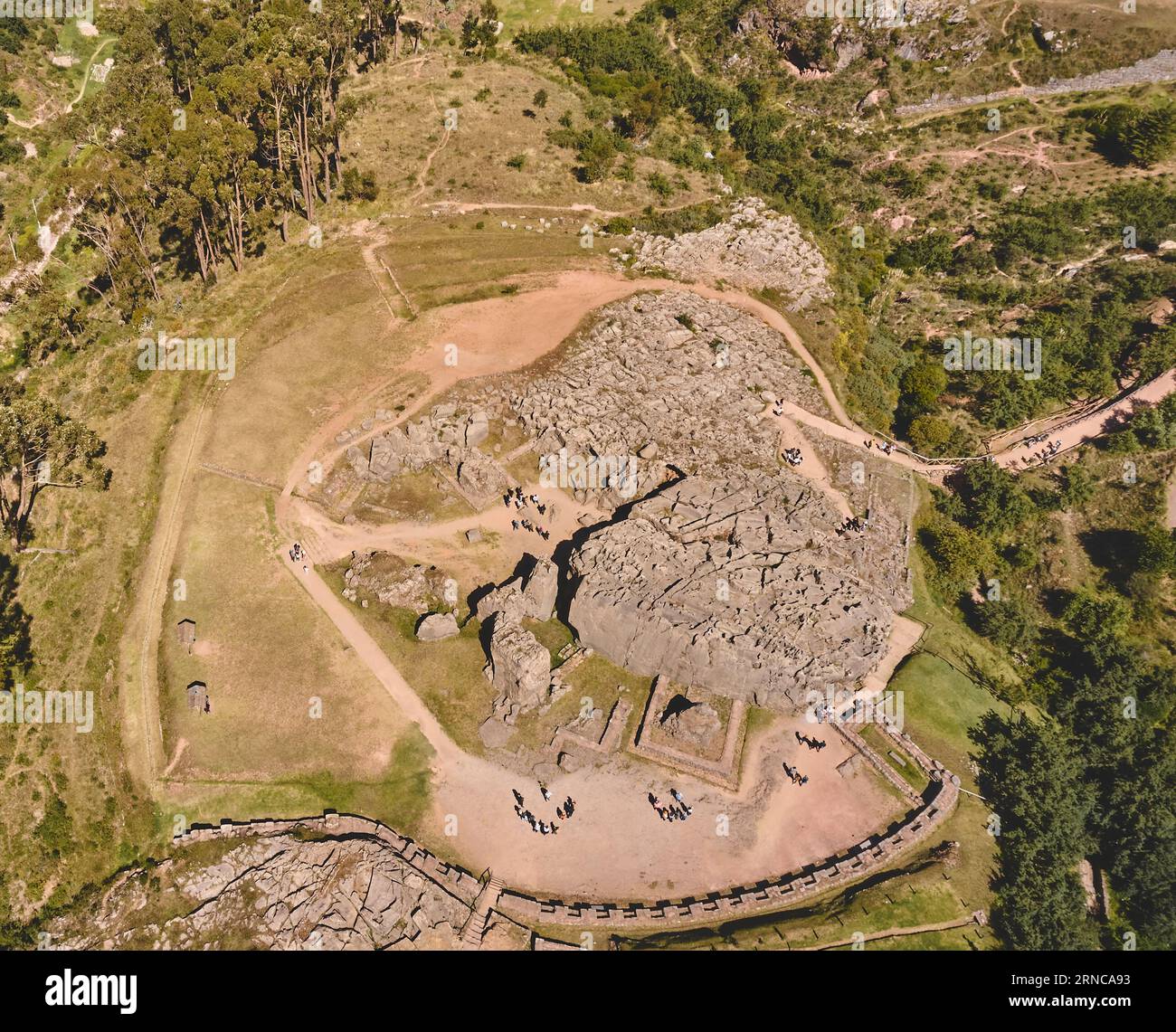 Archaelogical Qenqo. Strange and weird rock structures. Neighborhoods ...