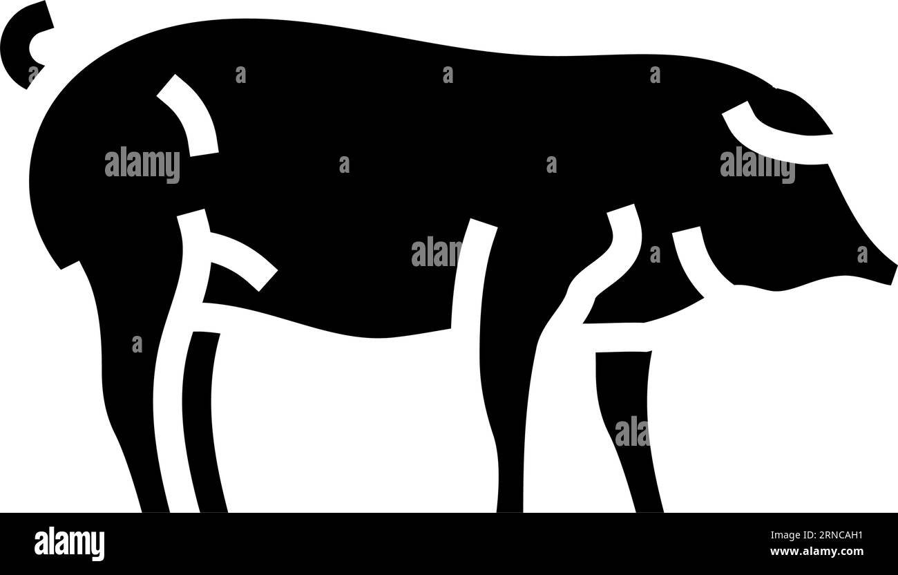 Black pig breed Stock Vector Images - Alamy