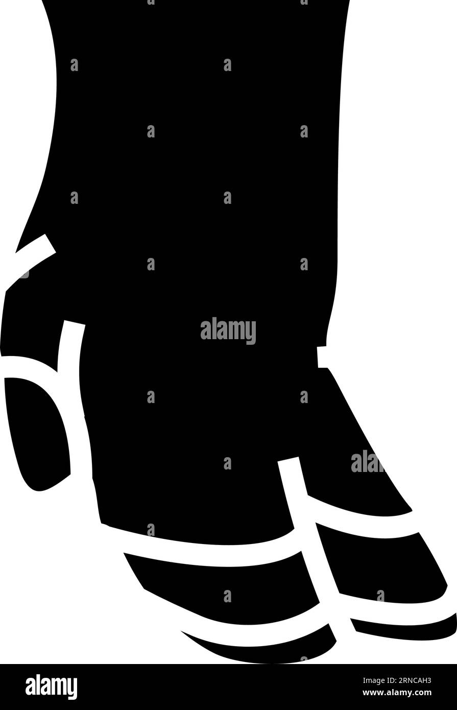 Side view hoof Stock Vector Images - Alamy