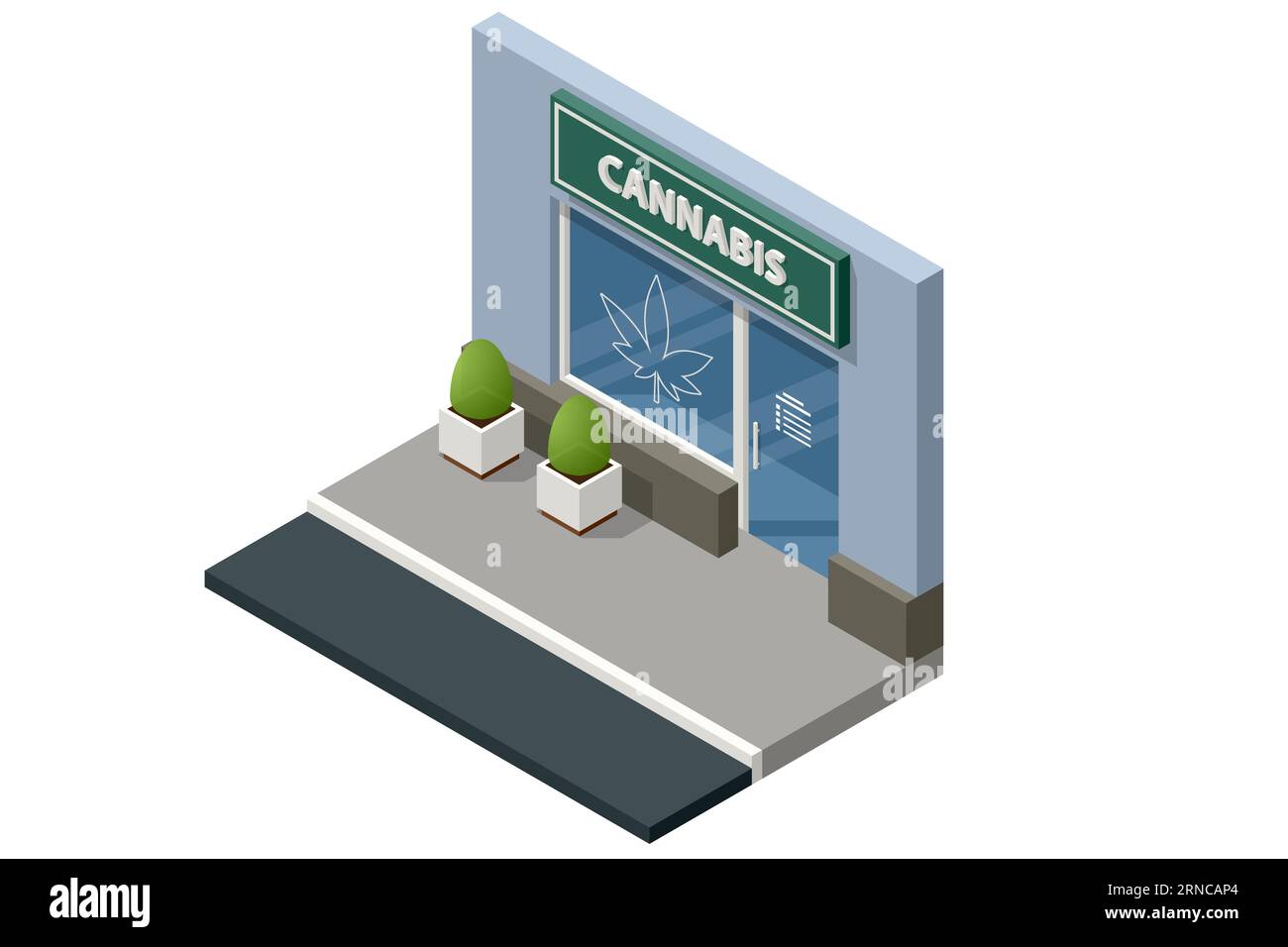 Weed store Stock Vector Images - Alamy