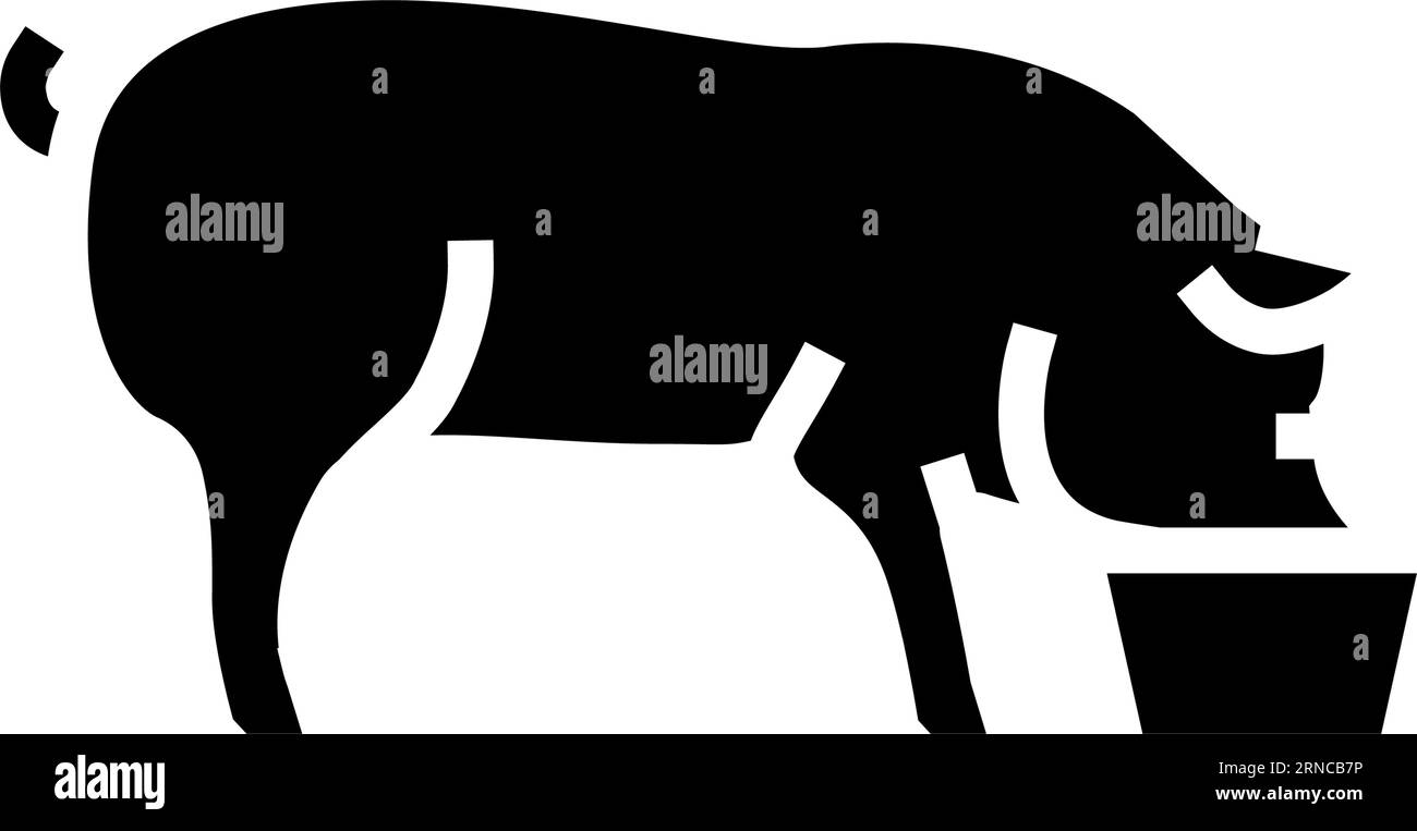 Hog feeding Black and White Stock Photos & Images - Alamy