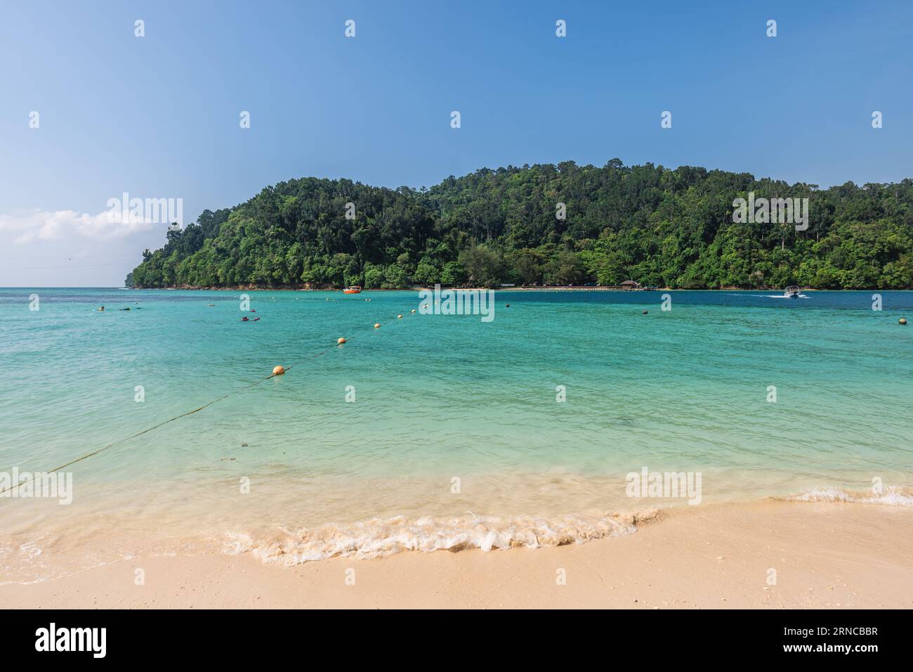 Scenery of Sapi island, an island of Tunku Abdul Rahman National Park ...