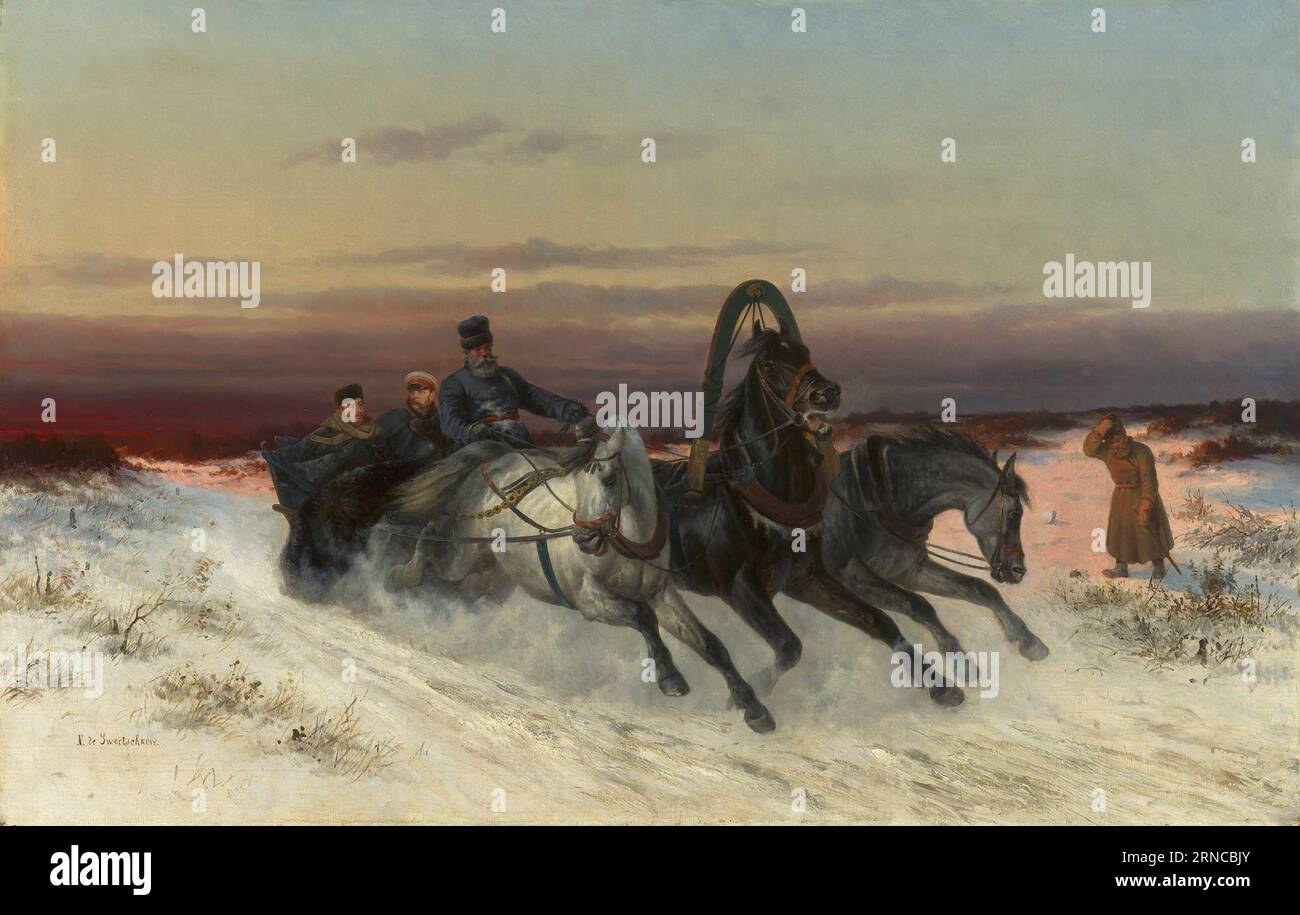 Alexander II, Emperor of Russia (1818-1881) with Edward VII (1840-1910 ...