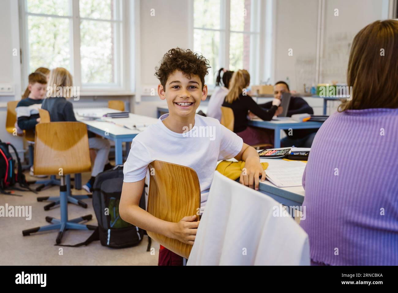 Human chair school hi-res stock photography and images - Alamy