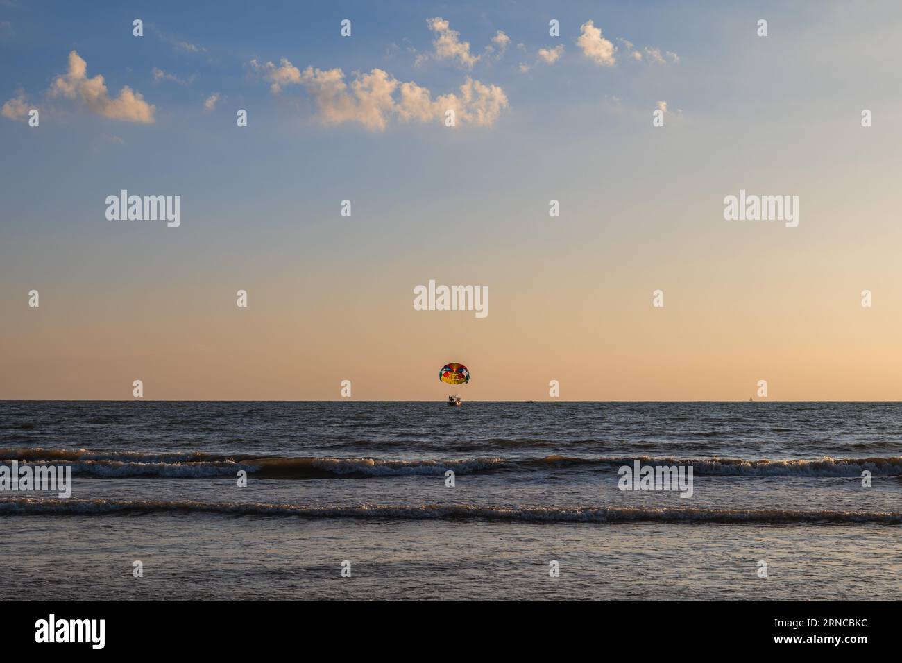 scenery of Tanjung Aru Beach in Kota Kinabalu, Sabah, Malaysia Stock ...