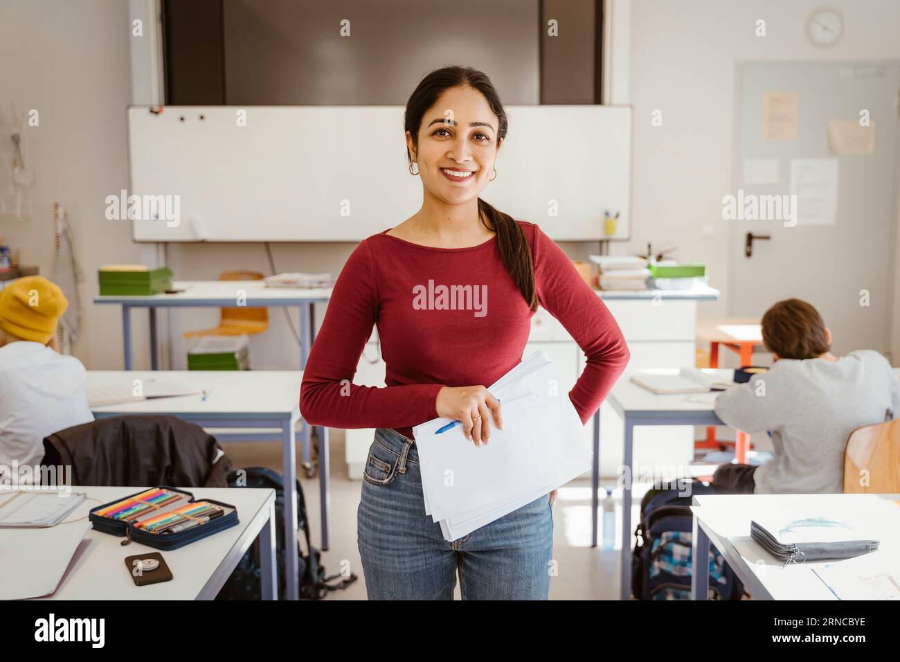 Female teacher high school germany hi-res stock photography and images - Alamy