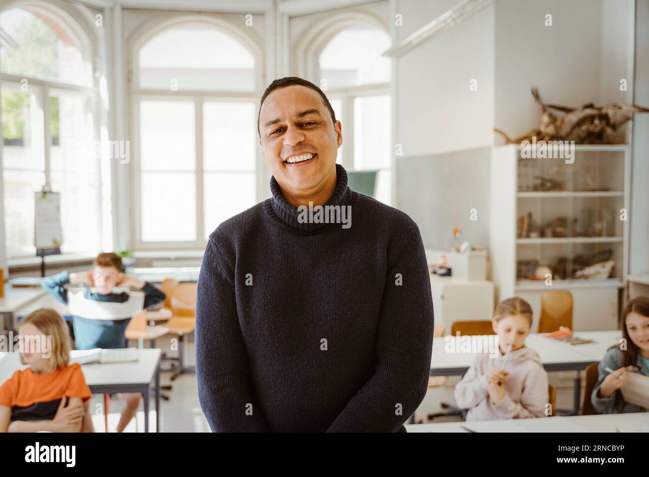 Male teacher classroom germany hi-res stock photography and images - Alamy