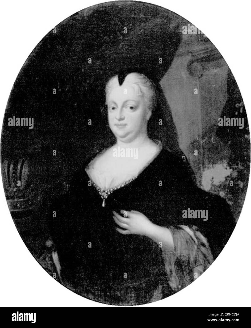 Portrait of Wilhelmine Amalia of Brunswick-Lüneburg (1673-1742), Holy ...
