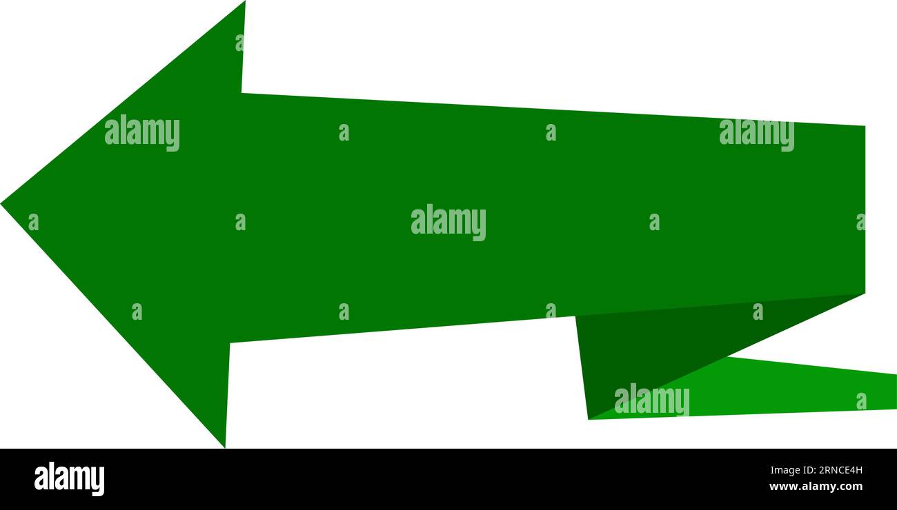 Arrow green, download marker pointer, vector sign forward, orientation ...