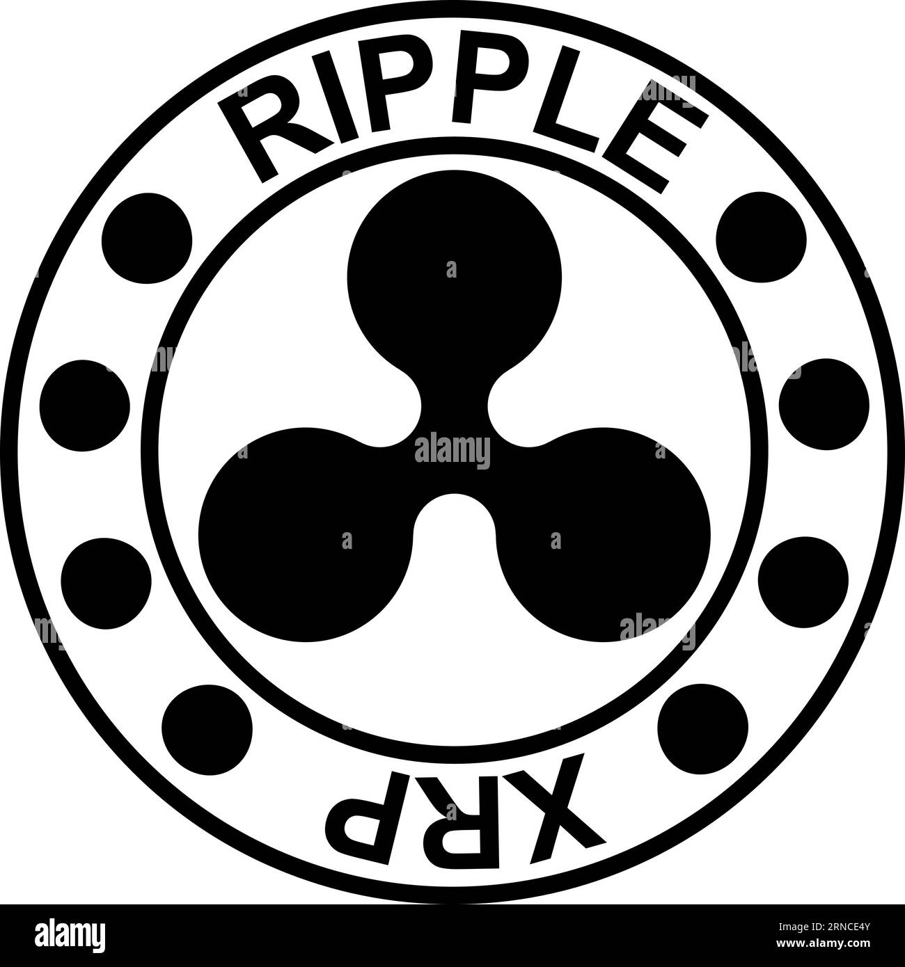 Ripple price Stock Vector Images - Alamy