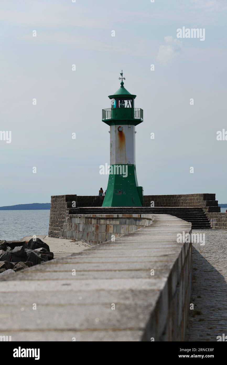 The tattered red net flags on a fishing boat, weathered by the rough ...