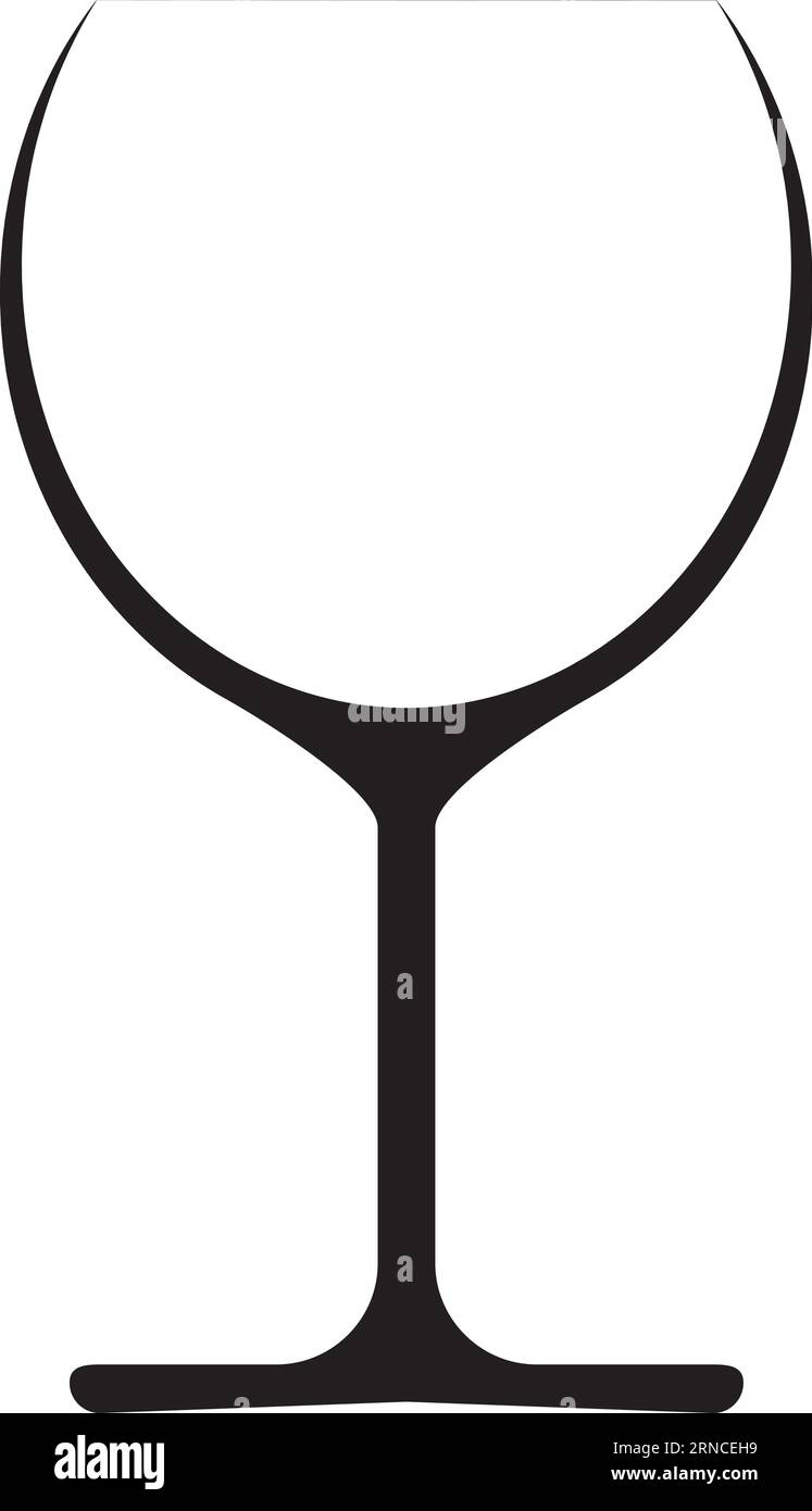 Wine glass icon Stock Vector Images - Alamy