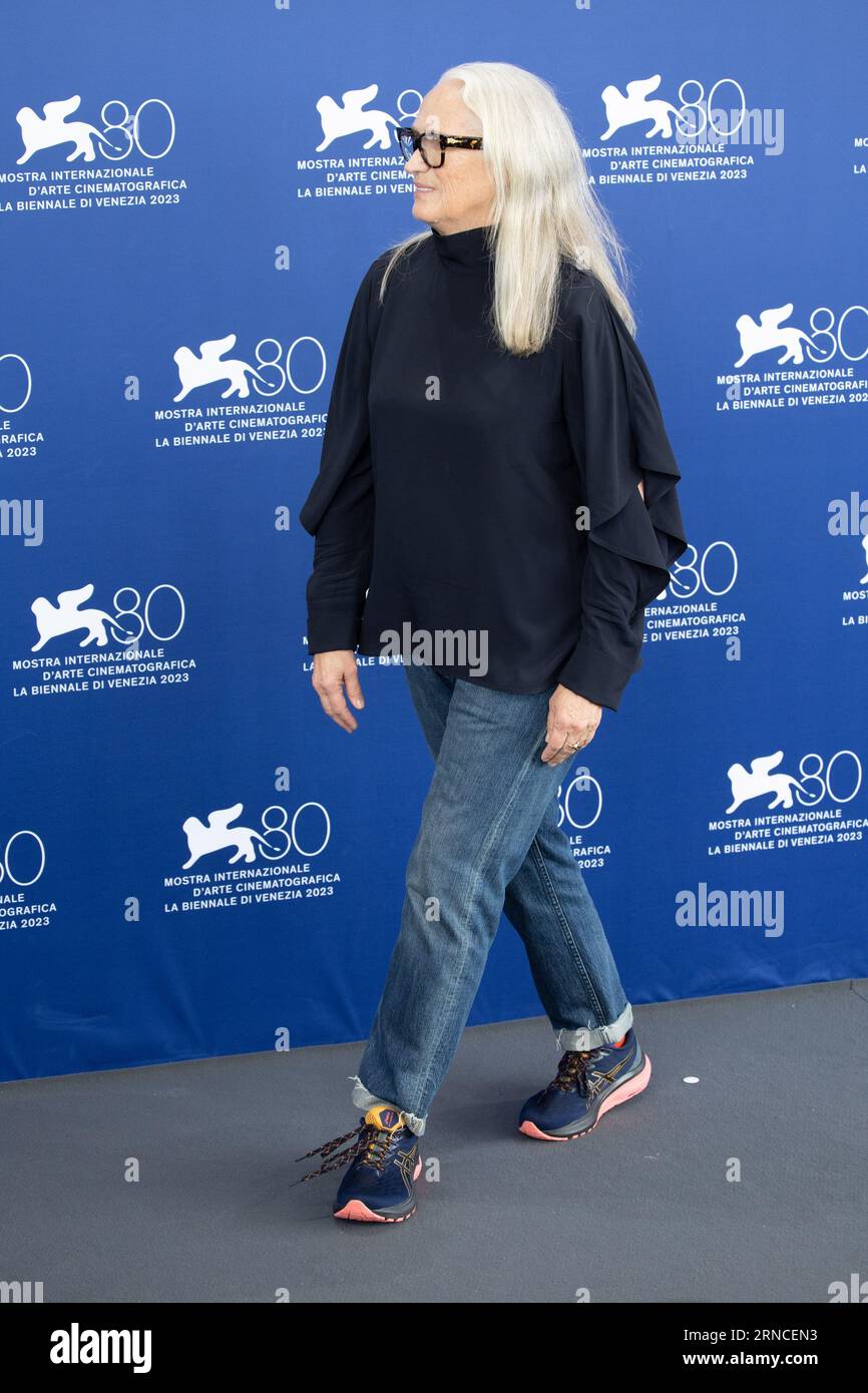 Jury member Jane Campion attends a photocall at the 80th Venice ...