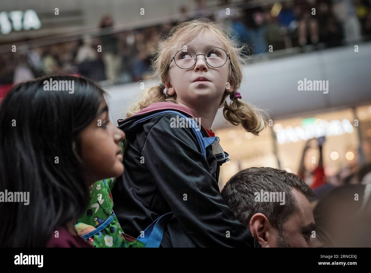 London, UK. 1st September 2023. Back to Hogwarts Day. A young fan ...