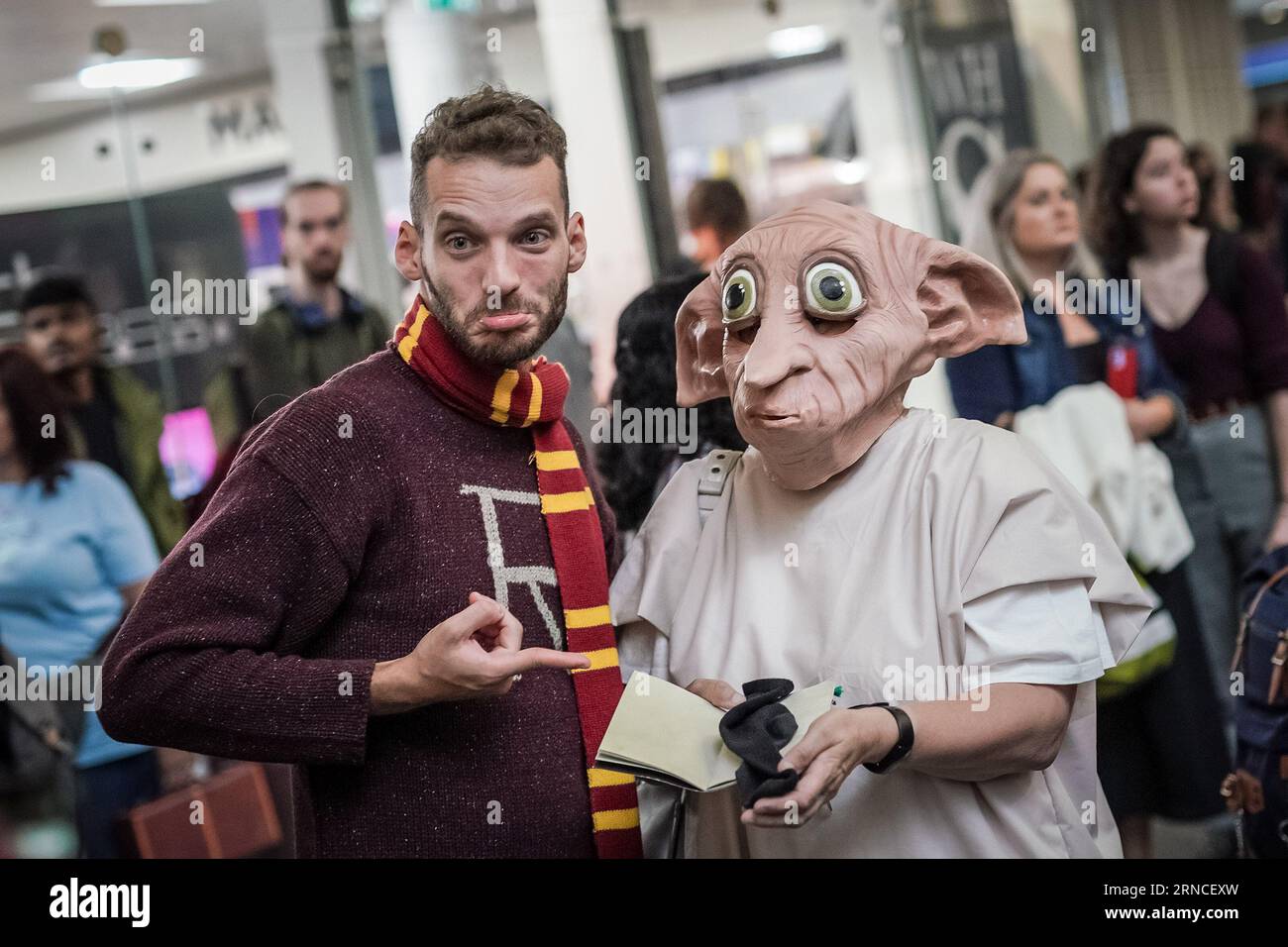 London, UK. 1st September 2023. Back to Hogwarts Day. Harry Potter fans ...