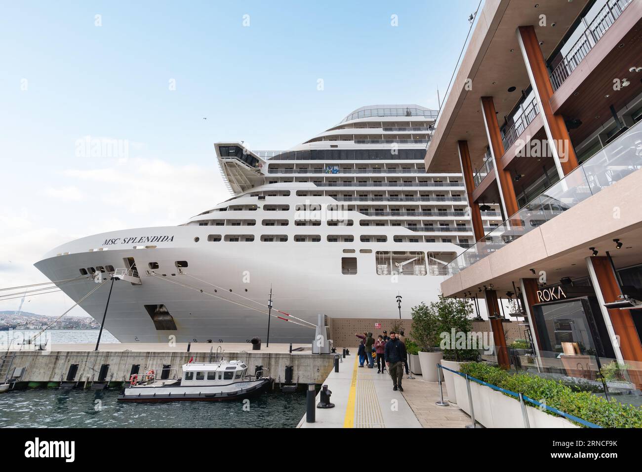 Istanbul, Turkey - May 5, 2023: MSC SPLENDIDA, Large cruise ship docked ...