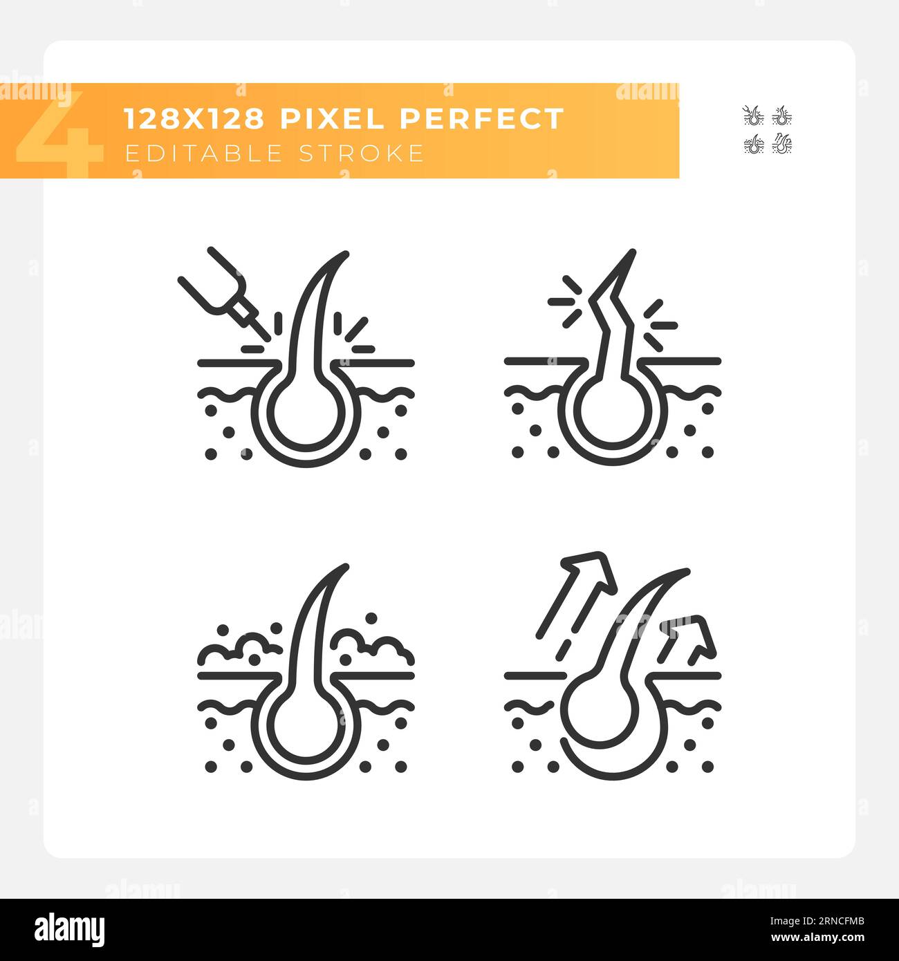 Editable pixel perfect haircare black icons set Stock Vector Image ... Editable pixel perfect haircare black icons set Stock Vector Image ...