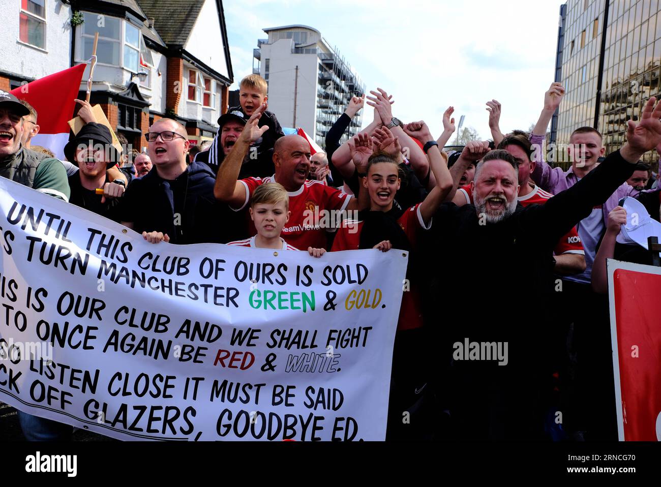Old Trafford Football Stadium, Manchester, UK. 16th April 2022 ...