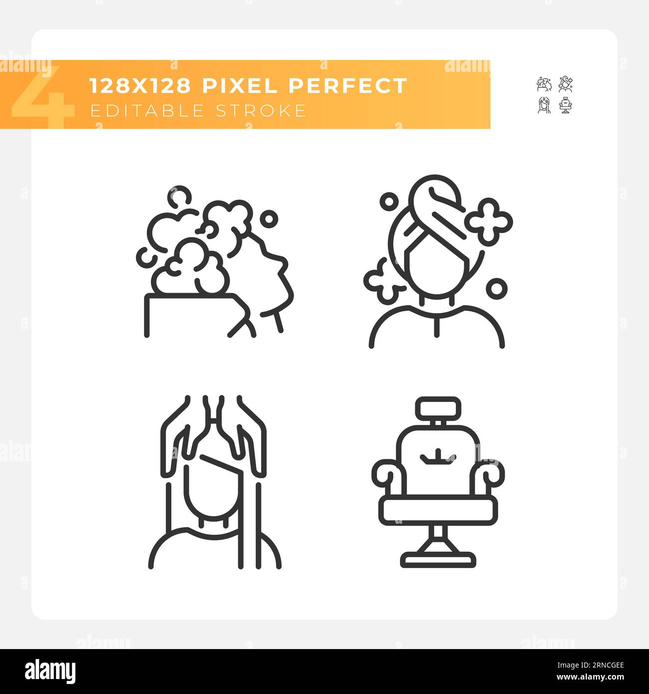 Editable pixel perfect haircare black icons pack Stock Vector Image ... Editable pixel perfect haircare black icons pack Stock Vector Image ...