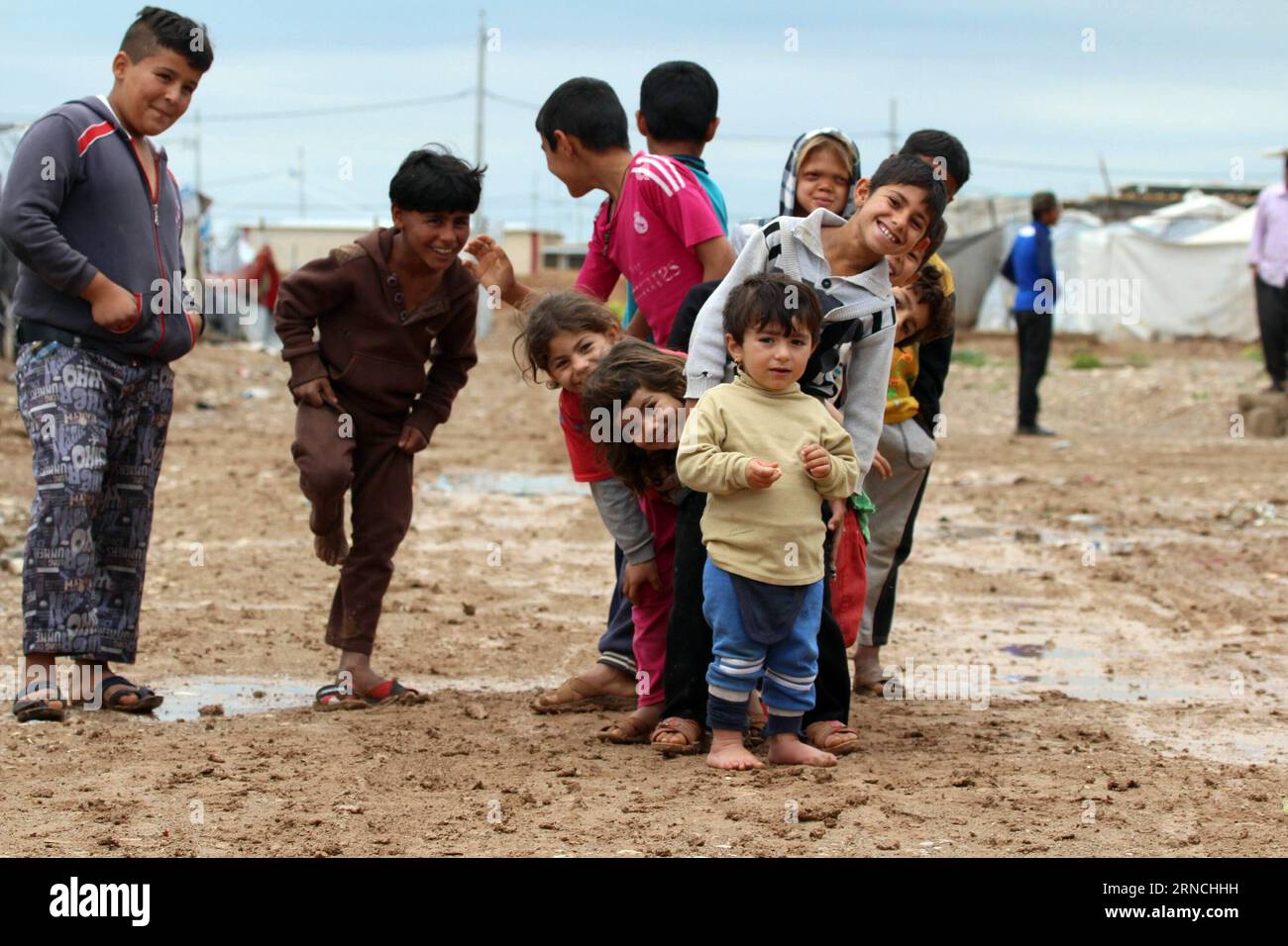 (160412) -- ARBIL, April 12, 2016 -- Photo taken on April 12, 2016 ...