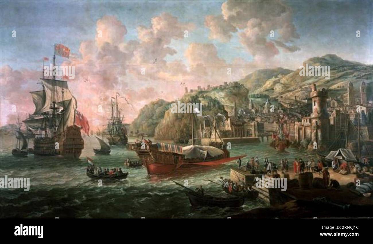 Ships, Galleys and Other Vessels off an Italian Port between 1655 and ...