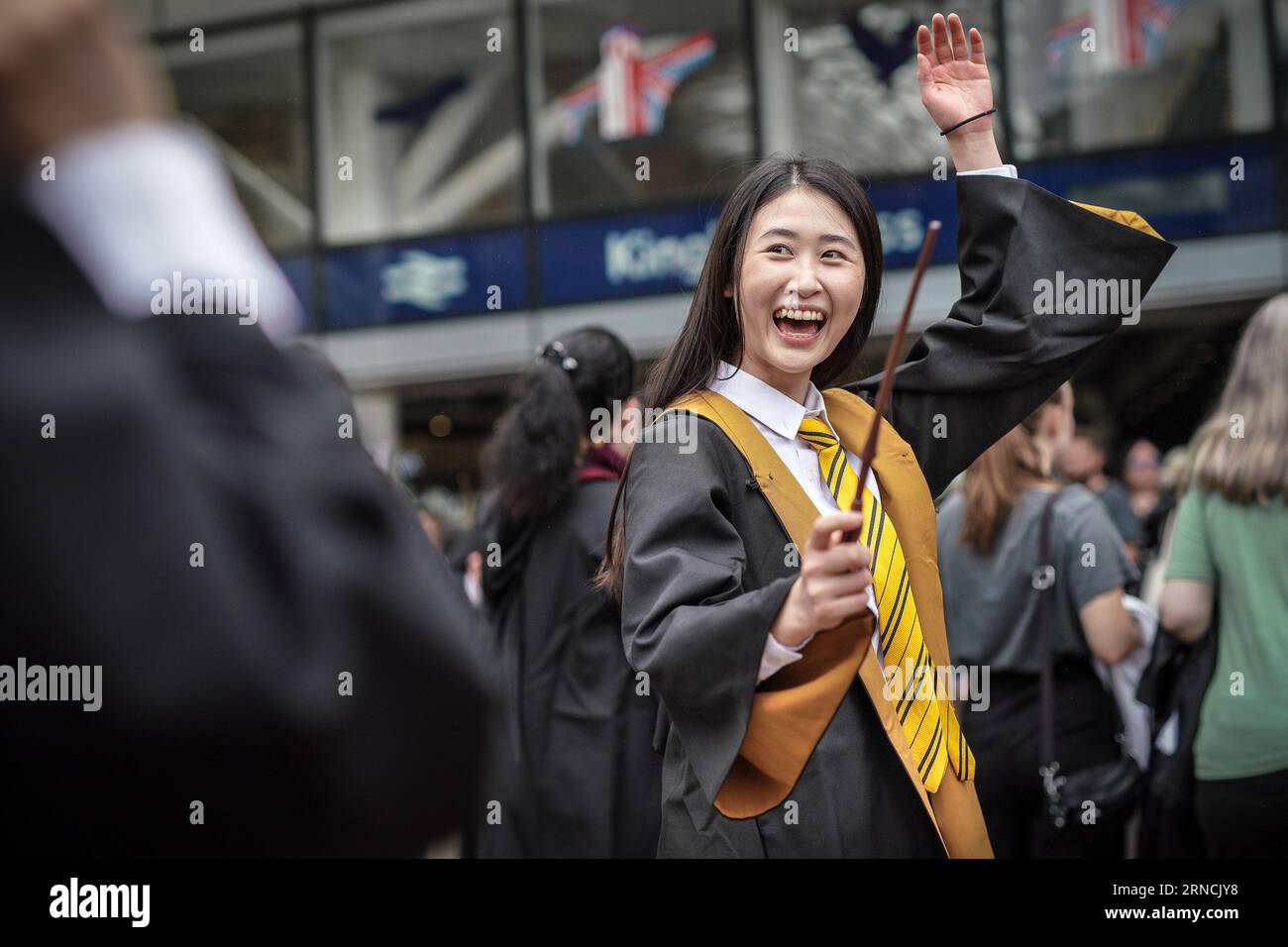 London, UK. 1st September 2023. Back to Hogwarts Day. Harry Potter fans ...