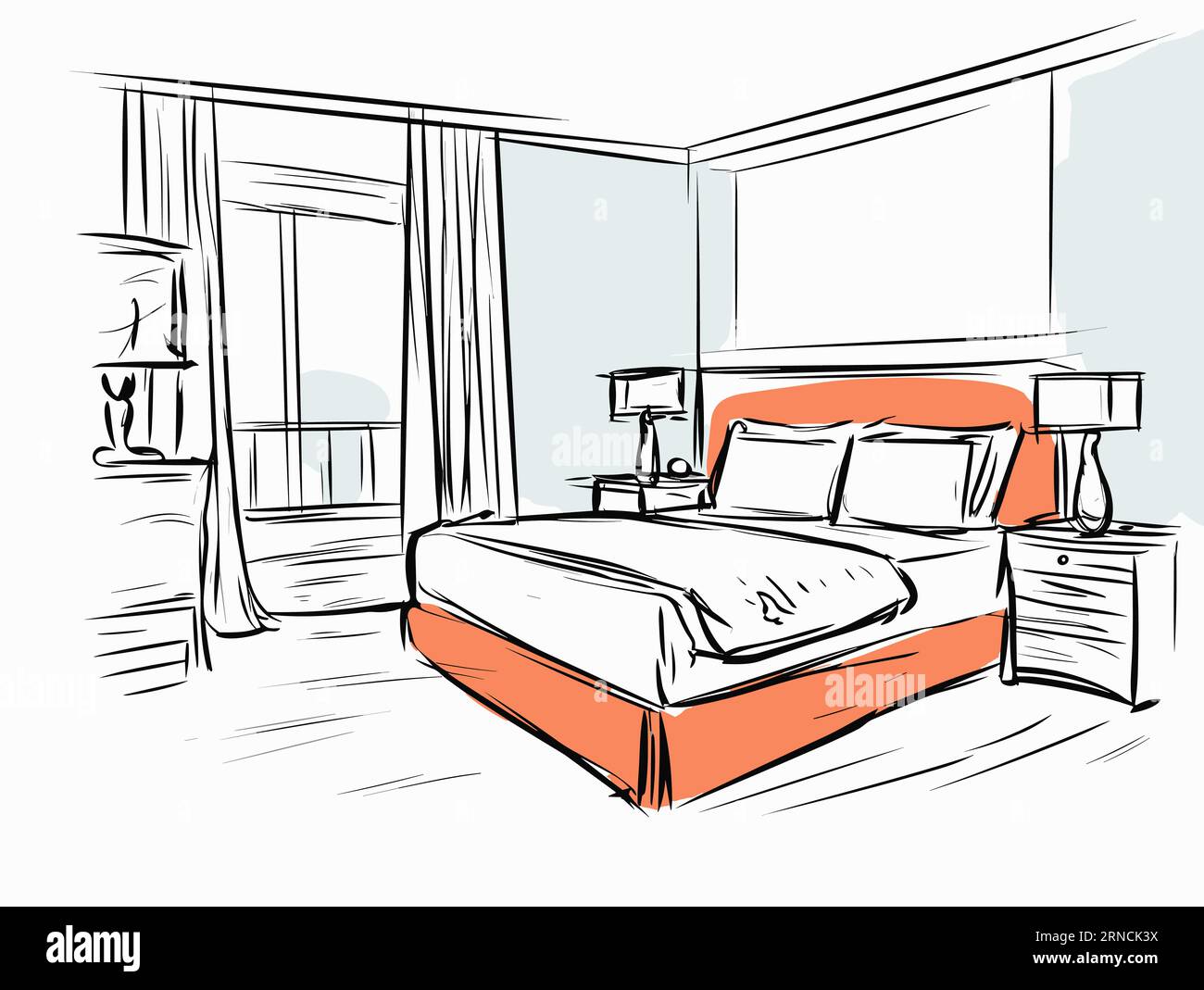 Black outlines hi-res stock photography and images - Alamy