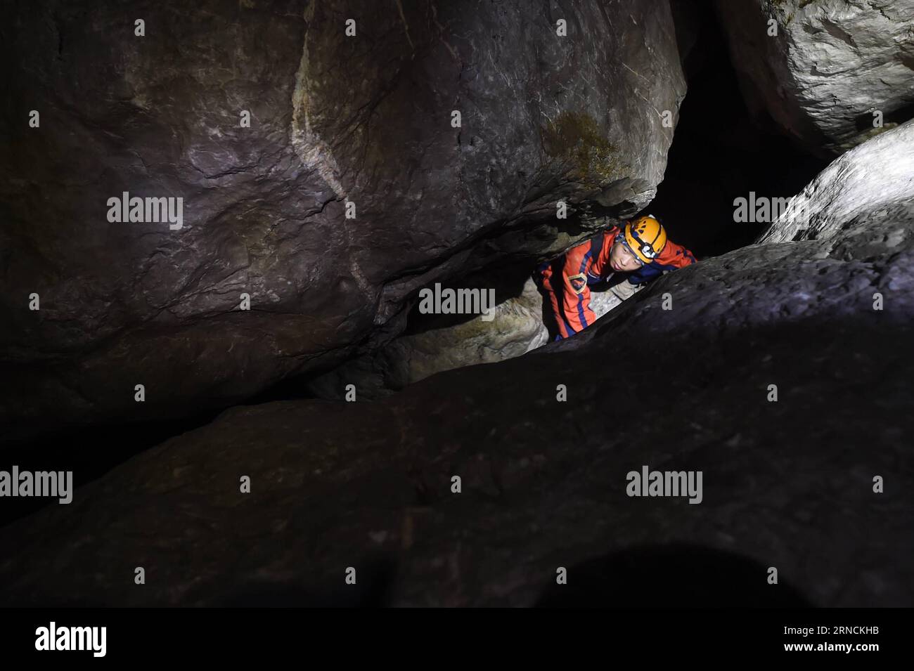 Caving expedition china hi-res stock photography and images - Alamy