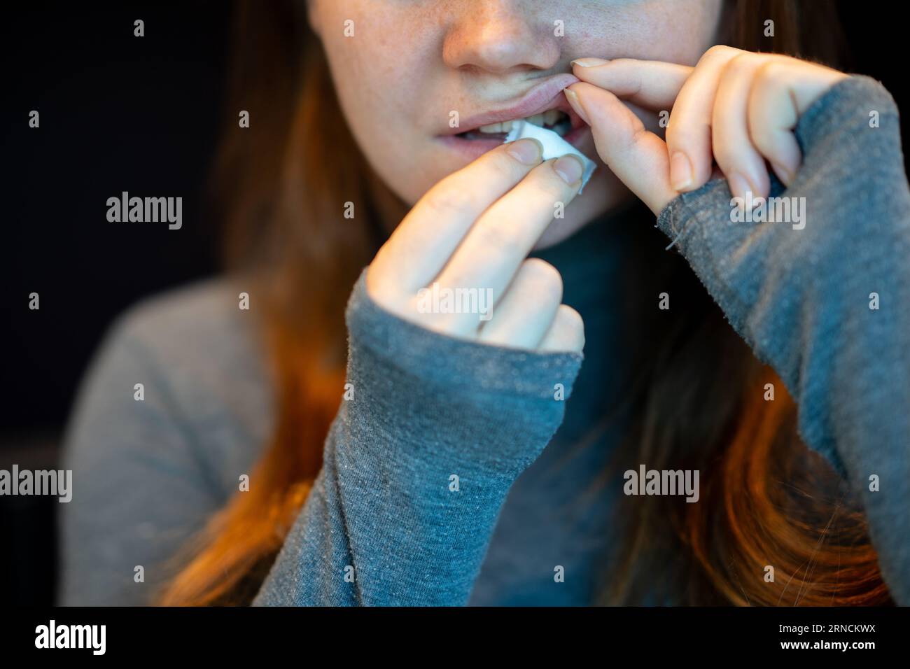 Oslo 20230901.Illustrative images of snus (type of snuff) and snus use ...