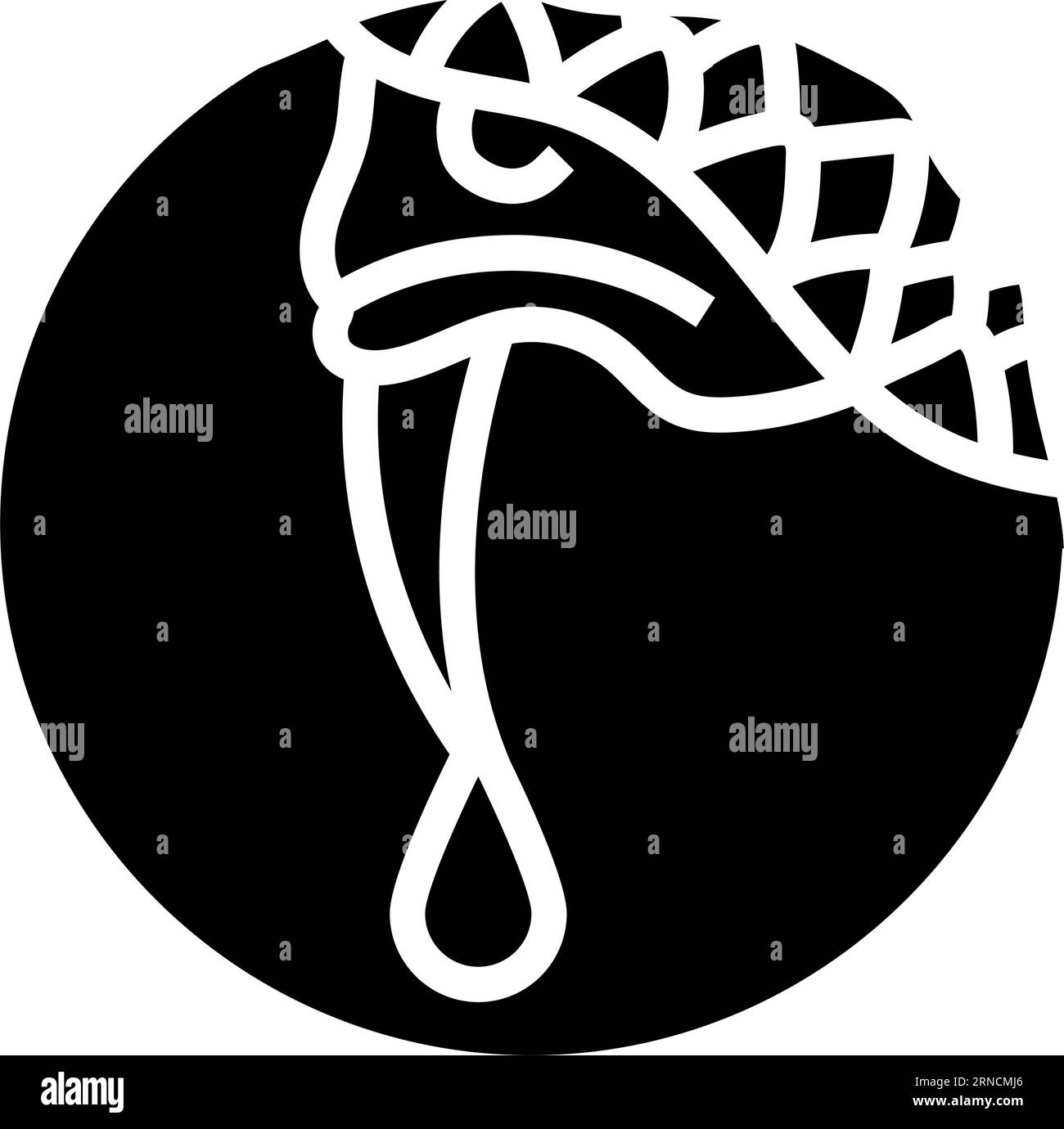 venomous snake animal glyph icon vector illustration Stock Vector Image ...