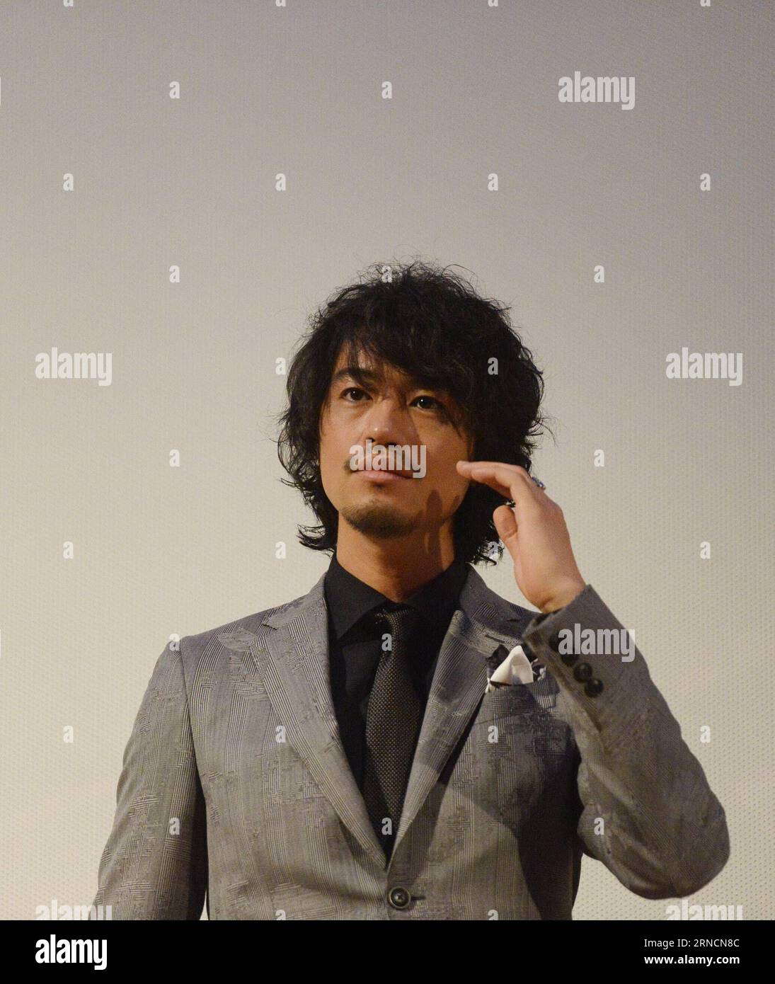 (160417) -- BEIJING, April 17, 2016 -- Takumi Saitoh, actor of movie ...