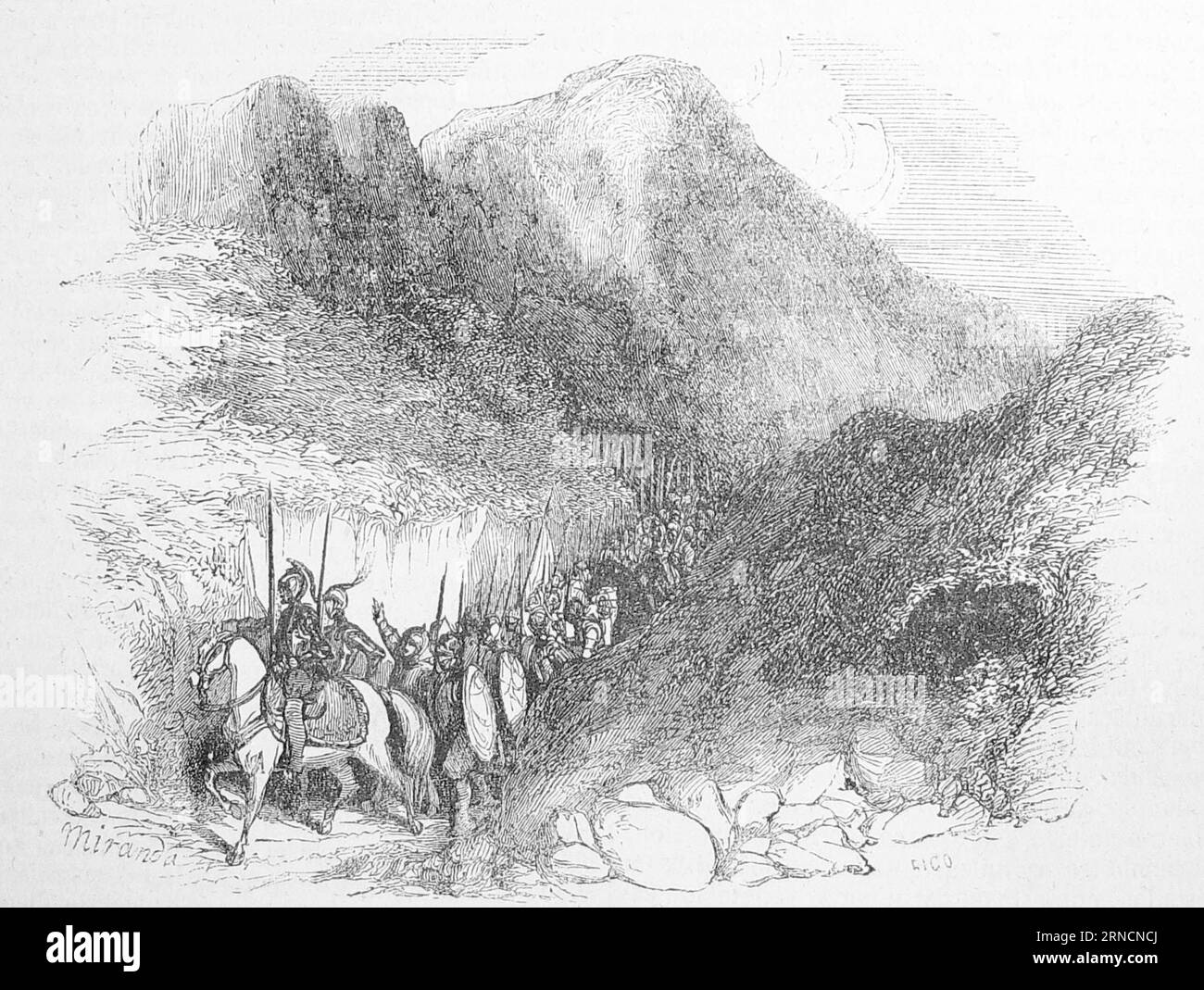 Historia de la conquista del Perú, 1851 Stock Photo - Alamy
