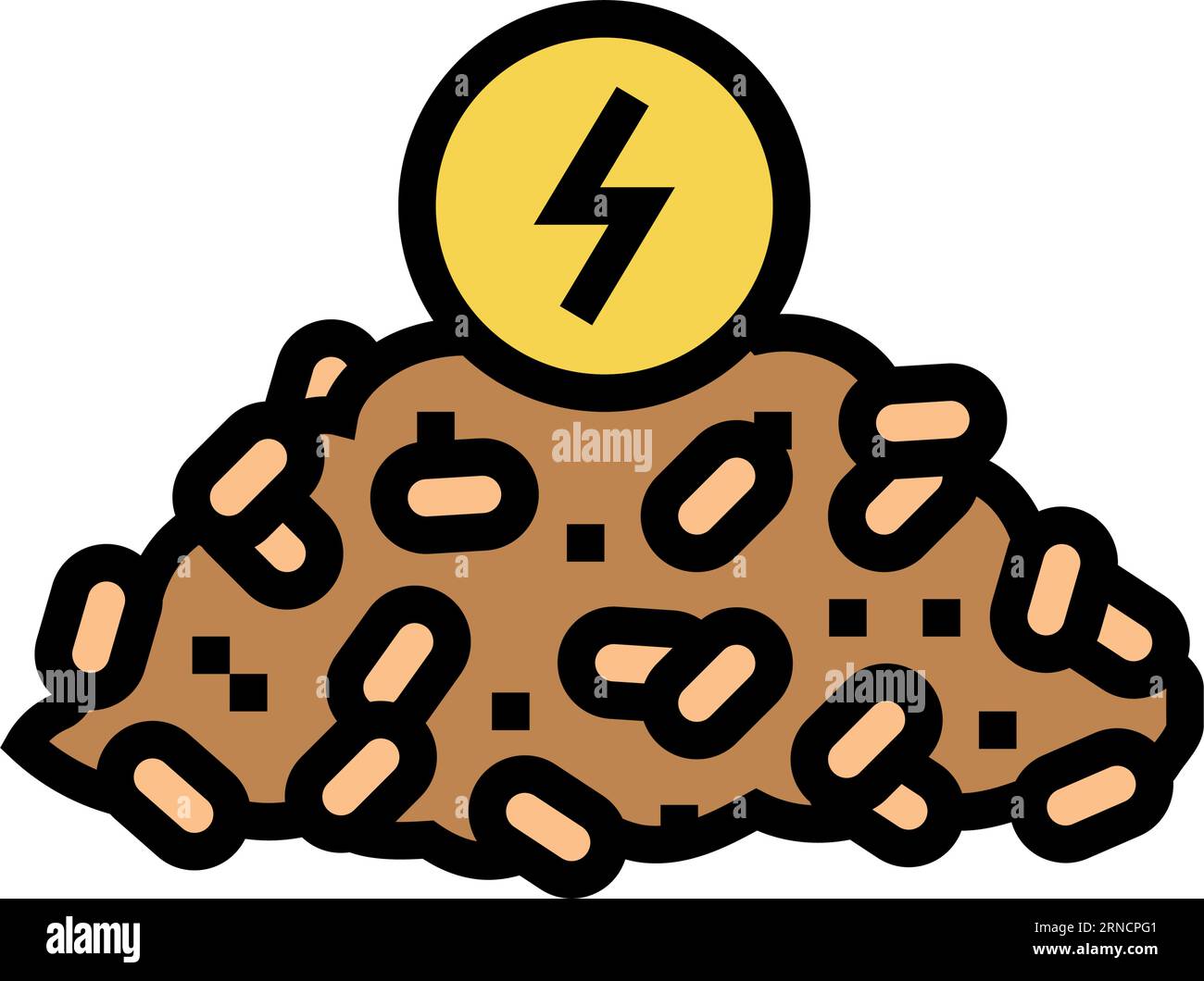 Hand waste biomass Stock Vector Images - Alamy