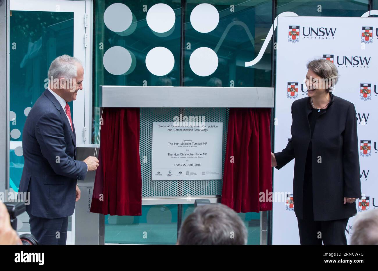 (160422) -- SYDNEY, April 22, 2016 -- Australian Prime Minister Malcolm ...